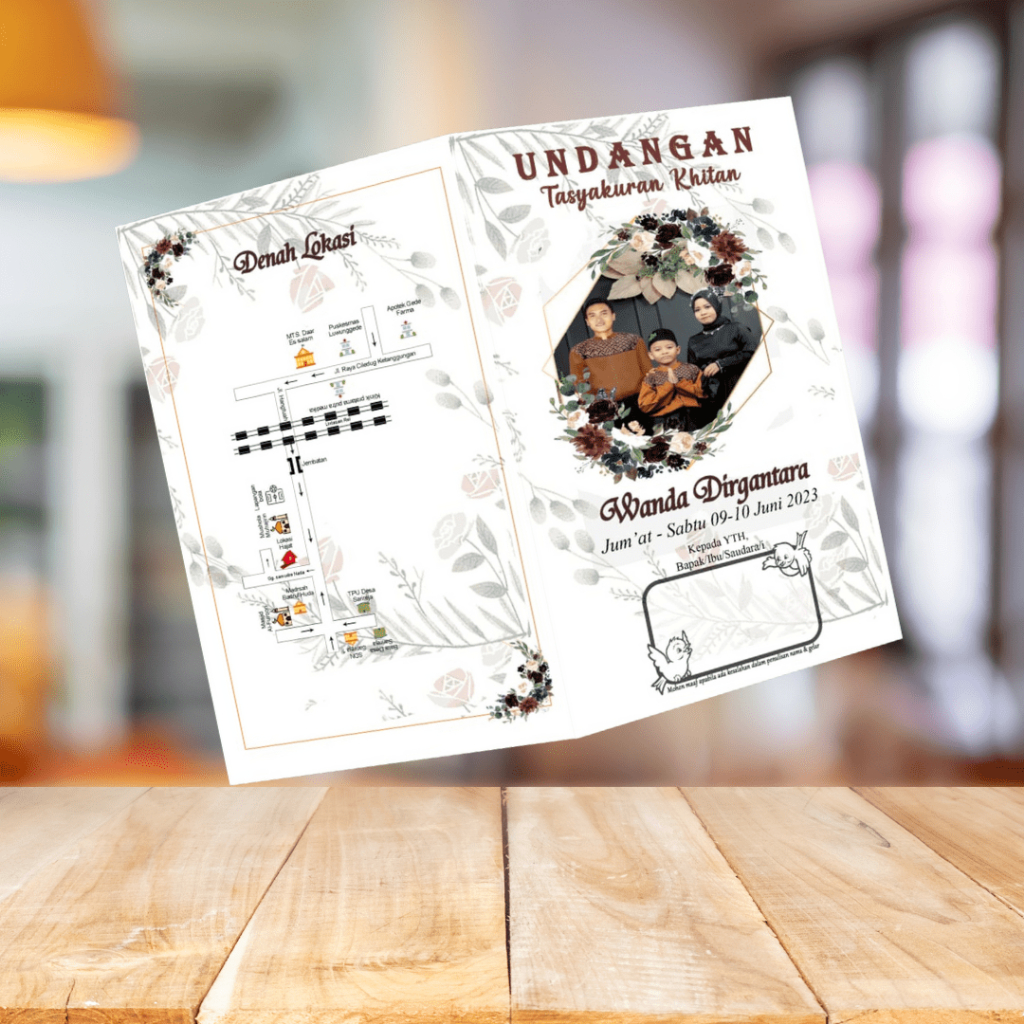 Jual Undangan Sunat / Khitanan harga termurah Simple proses Cepat dan ...