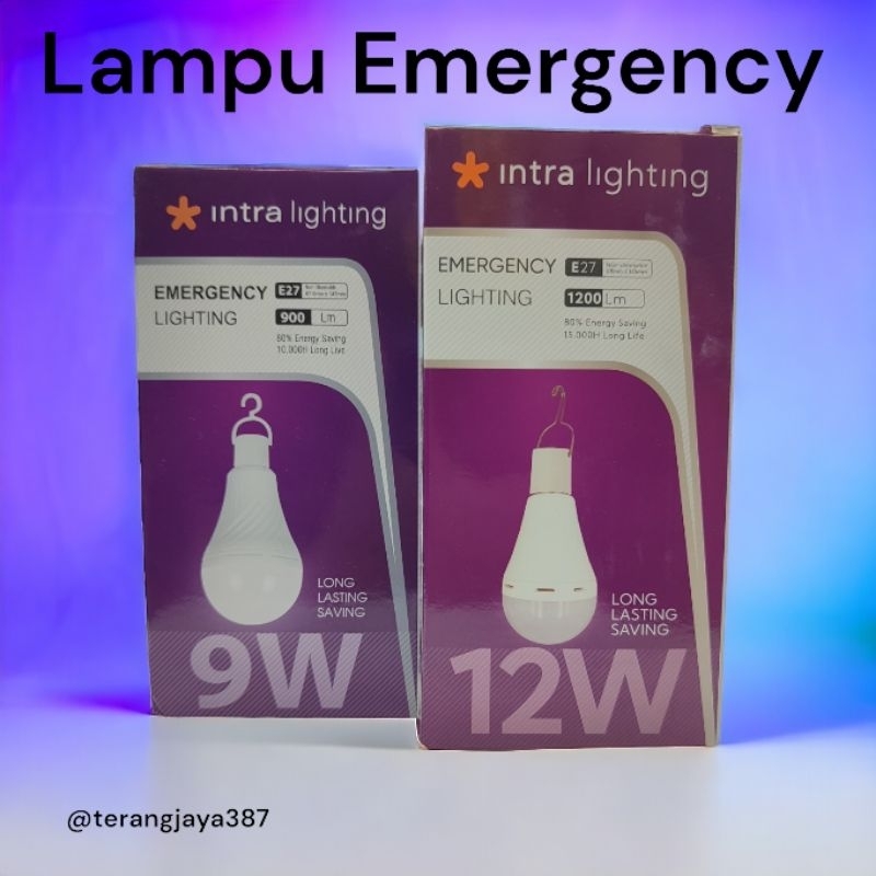 Jual Lampu Led Emergency Intra 9 / 12 Watt | Shopee Indonesia