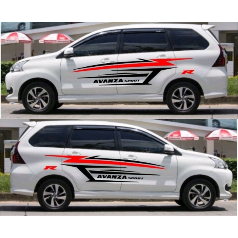 Jual 0154 cutting sticker mobil TOYOTA AVANZA XENIA ERTIGA INNOVA type ...