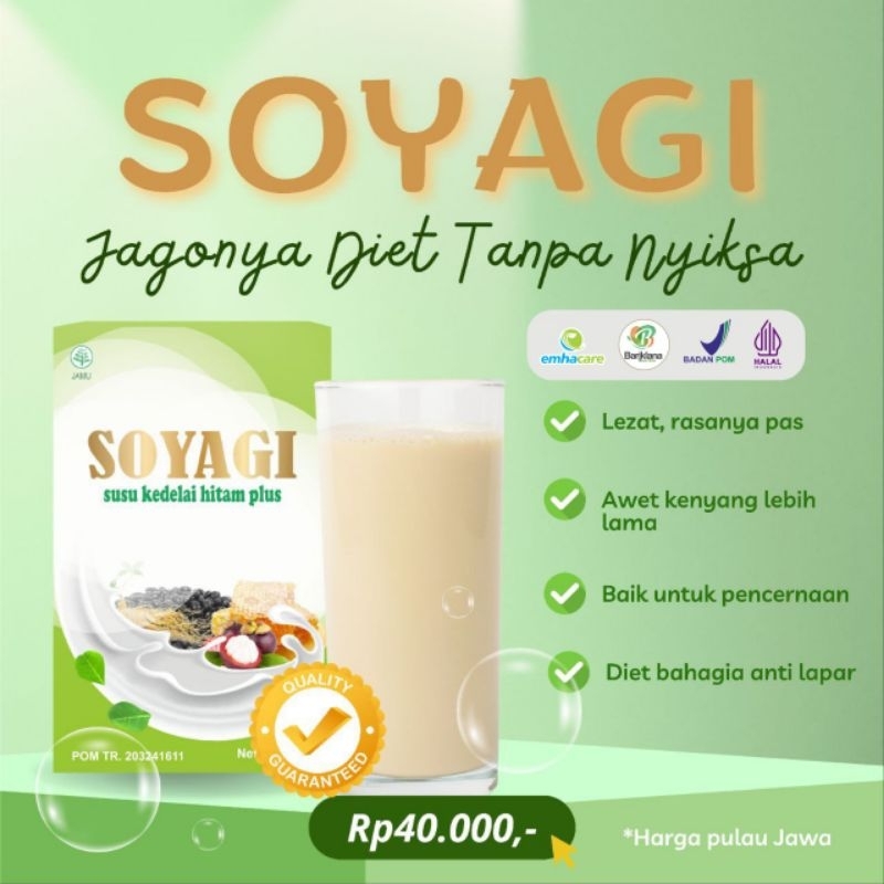 Jual SUSU KEDELAI SOYAGI Susu Kedelai Hitam Bariklana | Shopee Indonesia
