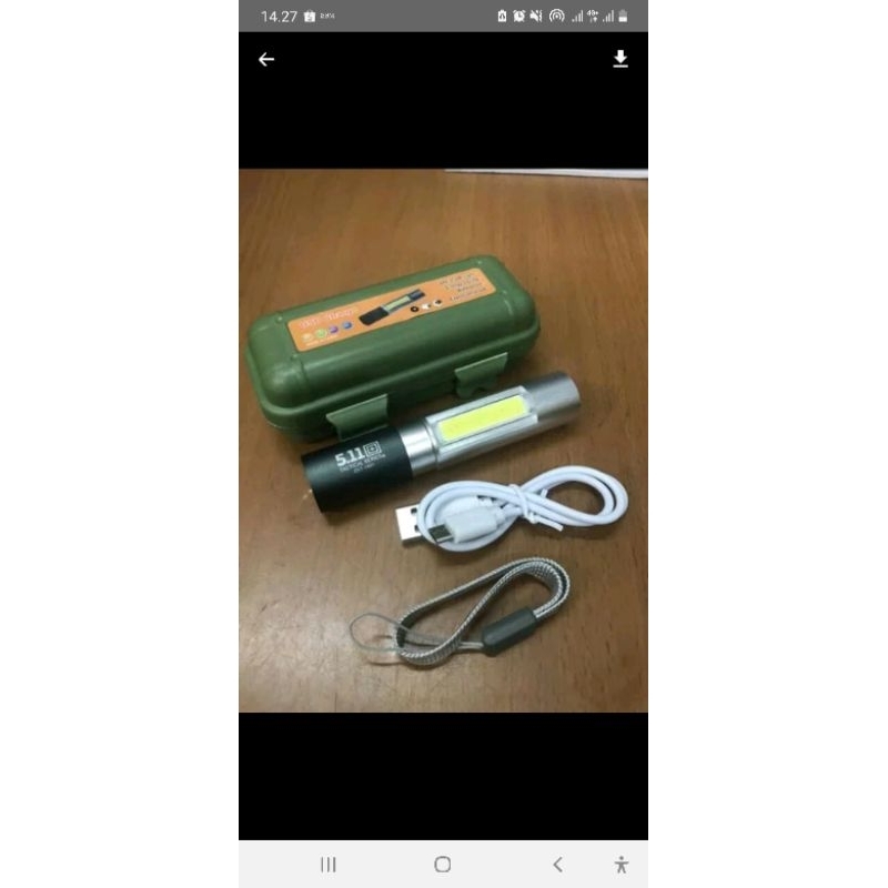 Jual senter mini 2 lampu led | Shopee Indonesia