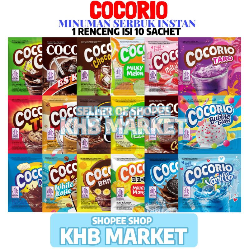 Jual Cocorio Minuman 1 Renceng Isi 10 Sachet | Shopee Indonesia