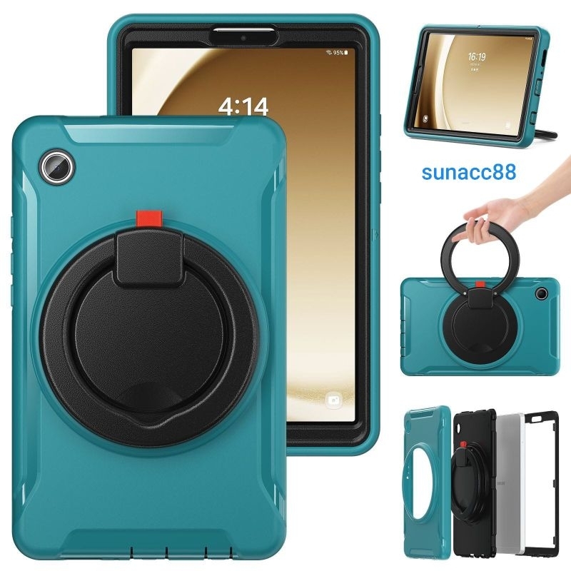 Jual Casing Armor Ring Standing 360° Samsung Galaxy Tab A9 8.7inch 2023 ...