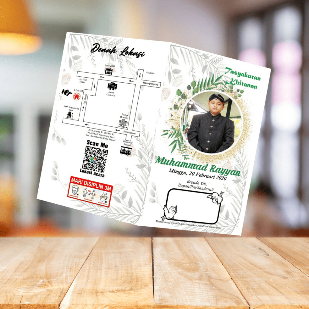 Jual Undangan Sunatan/khitanan terbaru harga murah proses cepat dan ...