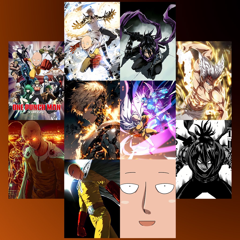 Jual POSTER ONE PUNCH MAN ISI 45pcs | DELUSIONWALL | POSTER DINDING ONE ...