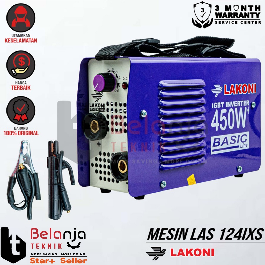 Jual Lakoni Mesin Travo Las Basic 124iXS 450 Watt Welding Las Trafo 120 ...