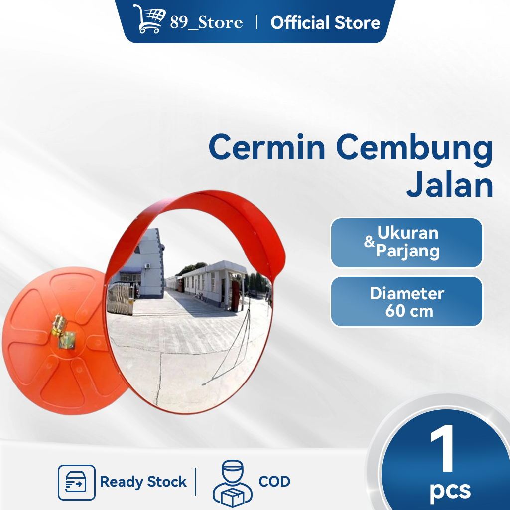Jual PROMO Convex Mirror 60 cm Kaca Cembung Safety Jalan Tikungan ...