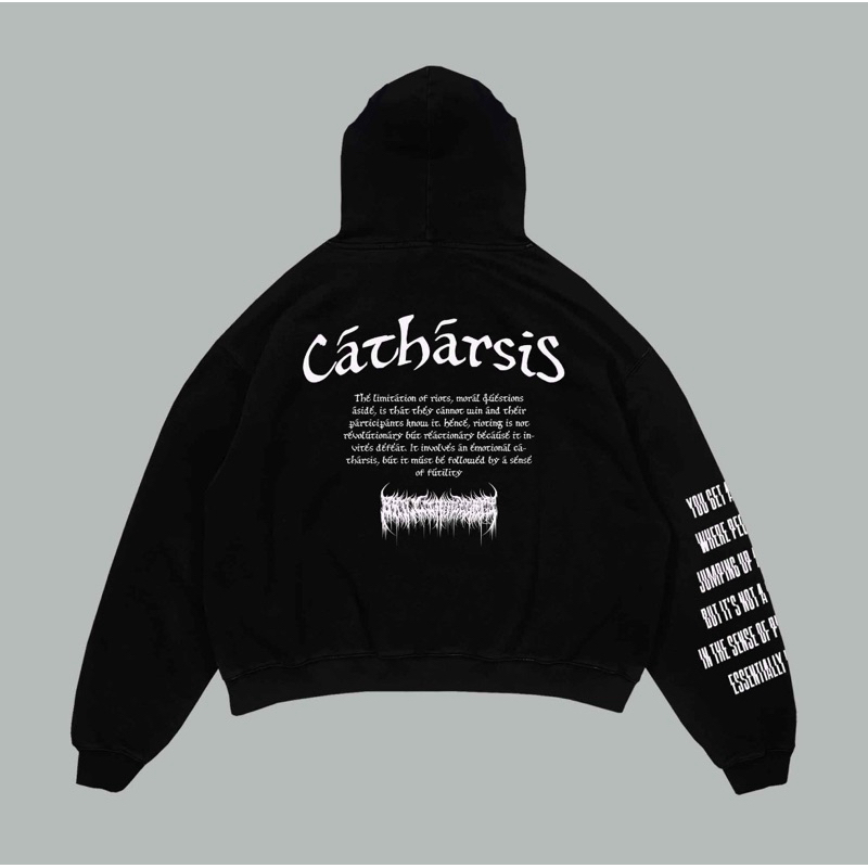 Jual Hoodie Boxy - Catharsis | Shopee Indonesia