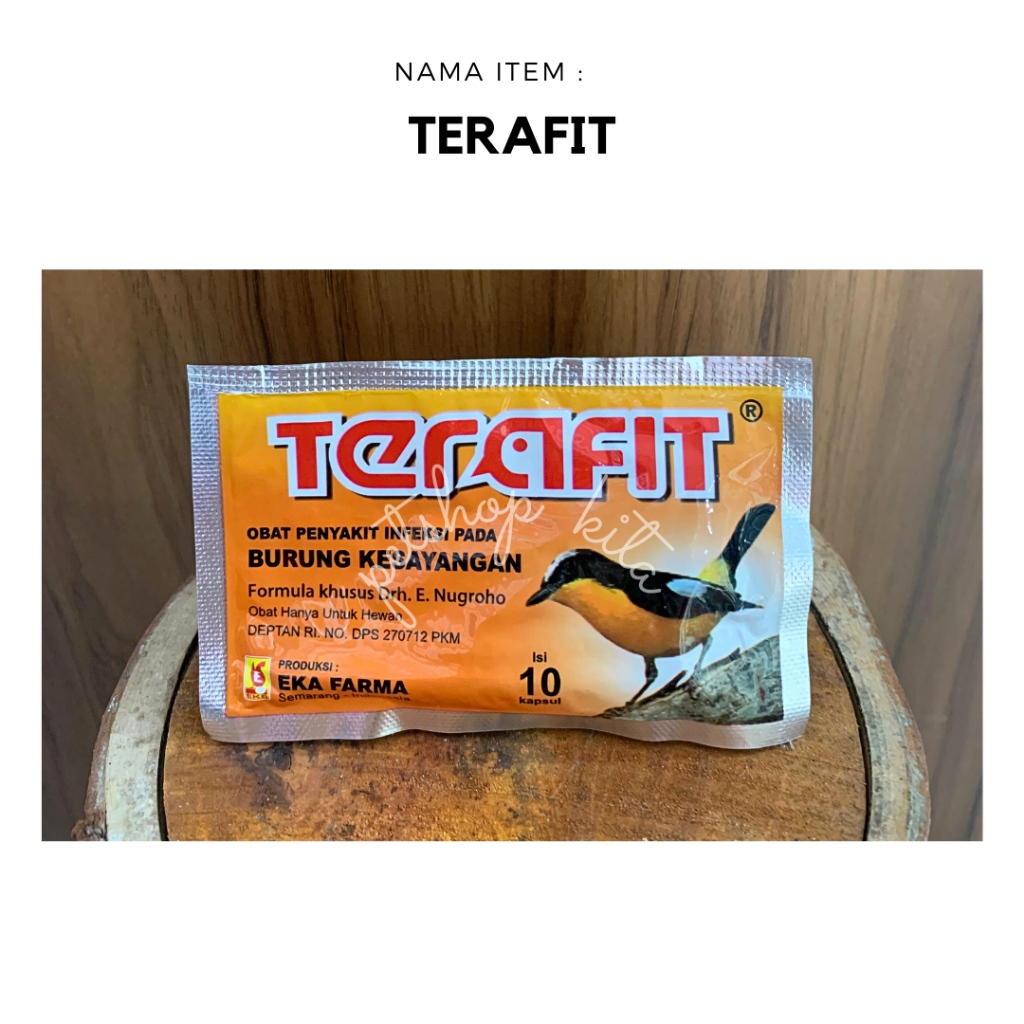Jual TERAFIT 10 KAPSUL EKA FARMA VITAMIN OBAT SEMUA BURUNG SAKIT ...