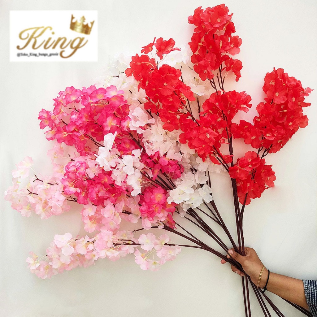 Jual Bunga Sakura Cherry Blossom Bunga Palsu Dekorasi Wedding Bunga ...