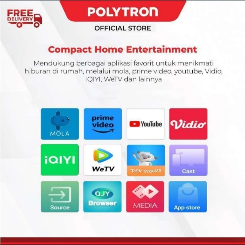 Jual Polytron Smart Digital 32 Inch PLD 32CV1869 / 32cv2269 | Shopee ...