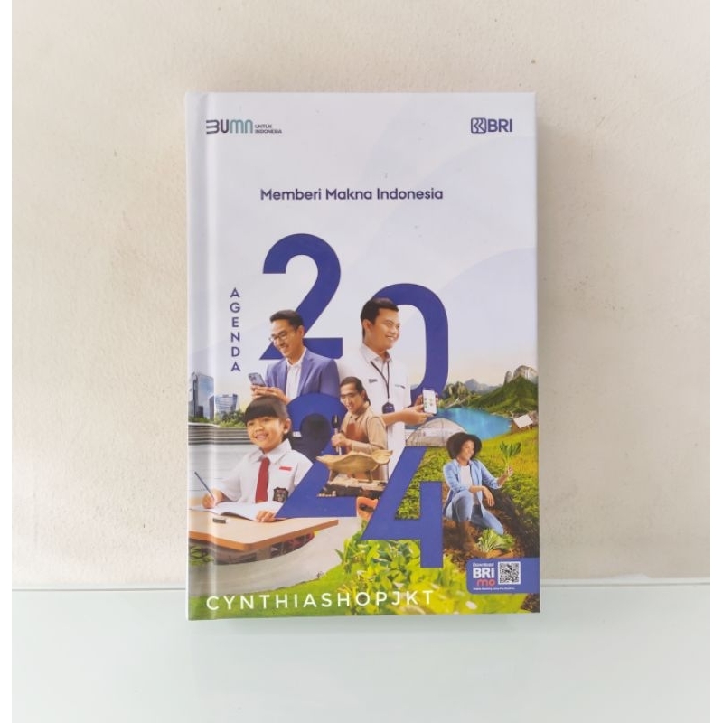 Jual Agenda buku notebook Bank BRI 2024 Exclusive | Shopee Indonesia