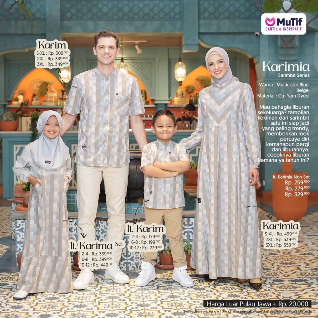 Jual Sarimbit Karimia - Mutif Karimia || Baju Mutif Premium | Shopee ...
