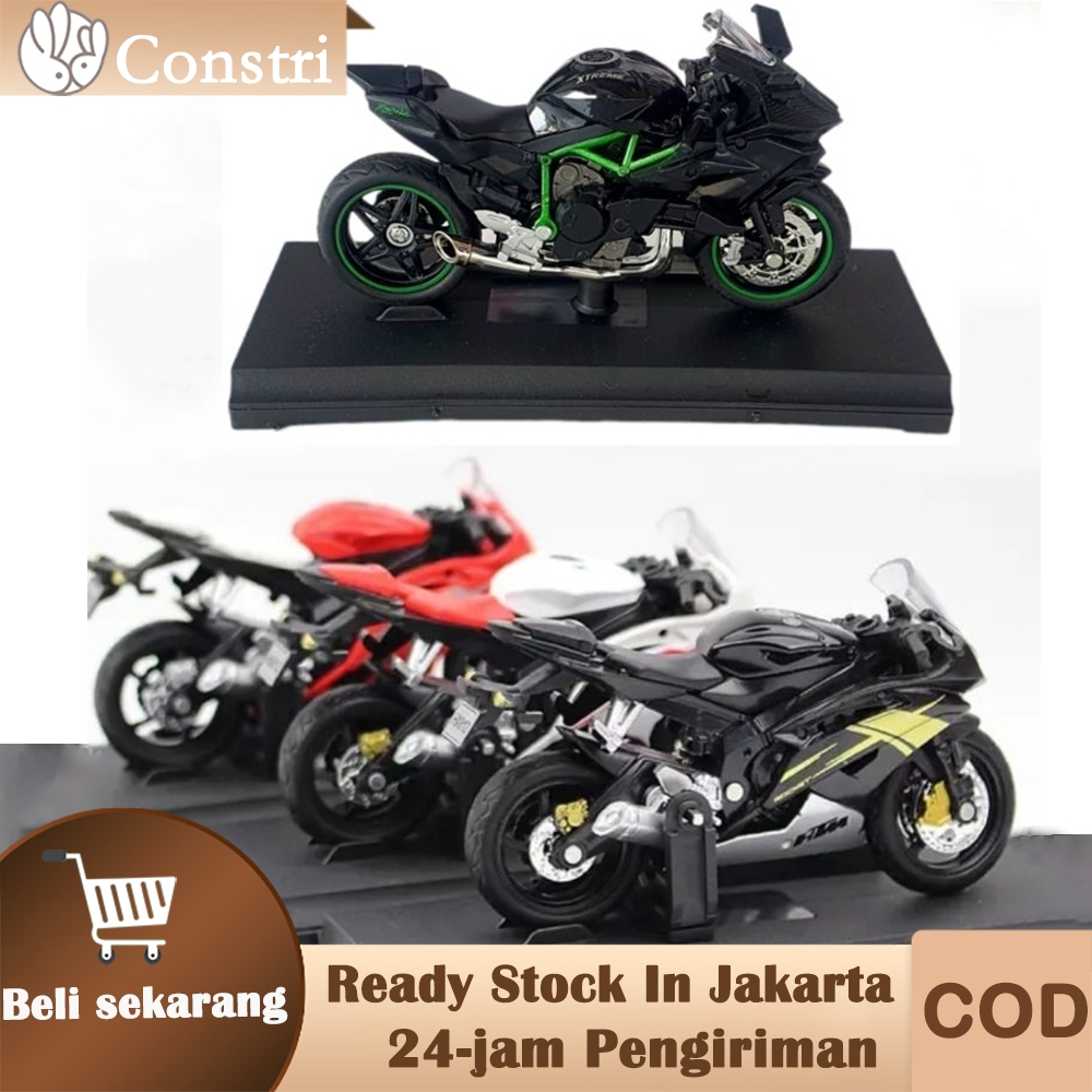 Jual DIECAST MOTOR BALAP GP KAWASAKI / DIECAST MOTOR GP YAMAHA MINIATUR ...