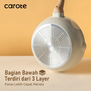 Jual CAROTE Wajan Penggorengan Besar Lapisan Anti Lengket dengan Tutup ...