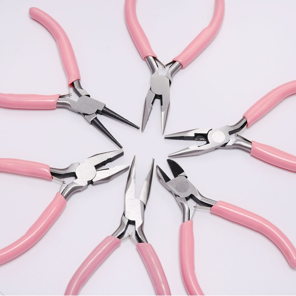 Jual Pink wire cutting tang alat multi-fungsi tang perhiasan manual ...