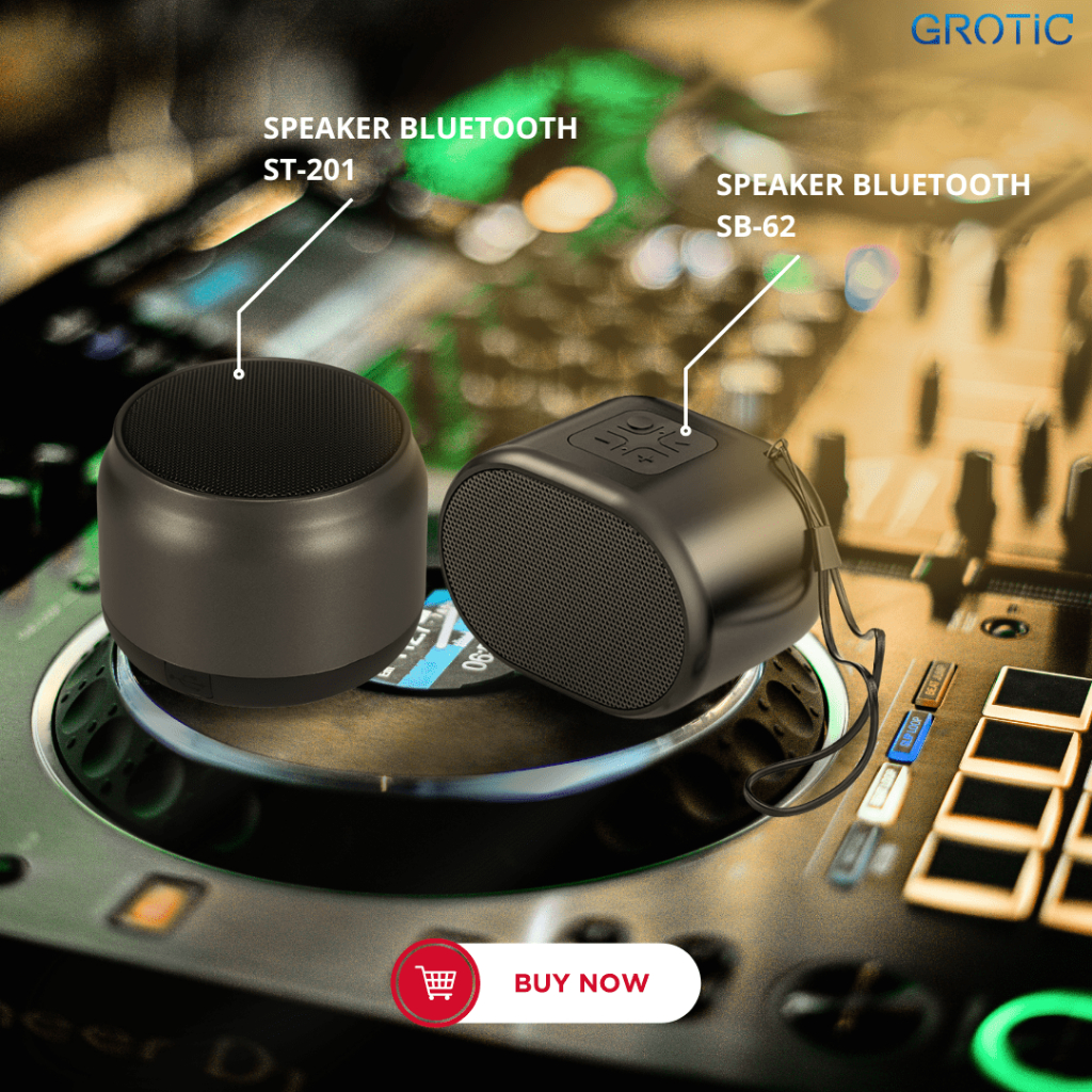 Jual GROTIC Speaker Bluetooth 5.0 Hi-Fi Sound Portable Stereo Bass ...