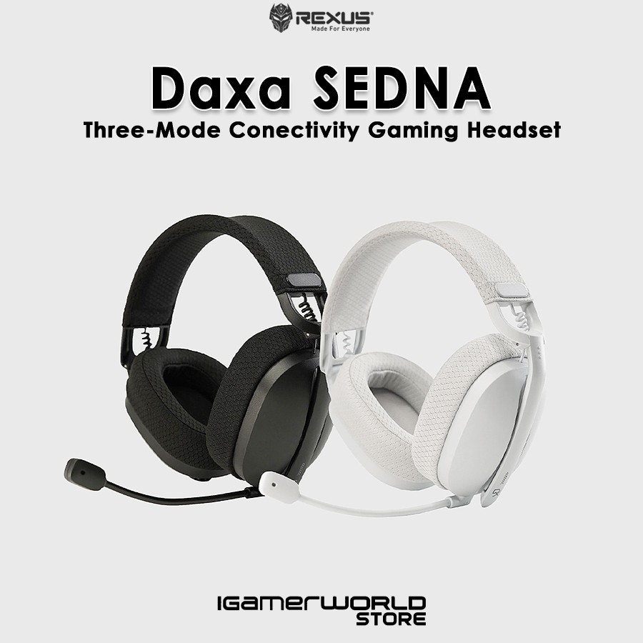 Jual Rexus Daxa SEDNA Wireless Three Connection Gaming Headset | Shopee ...
