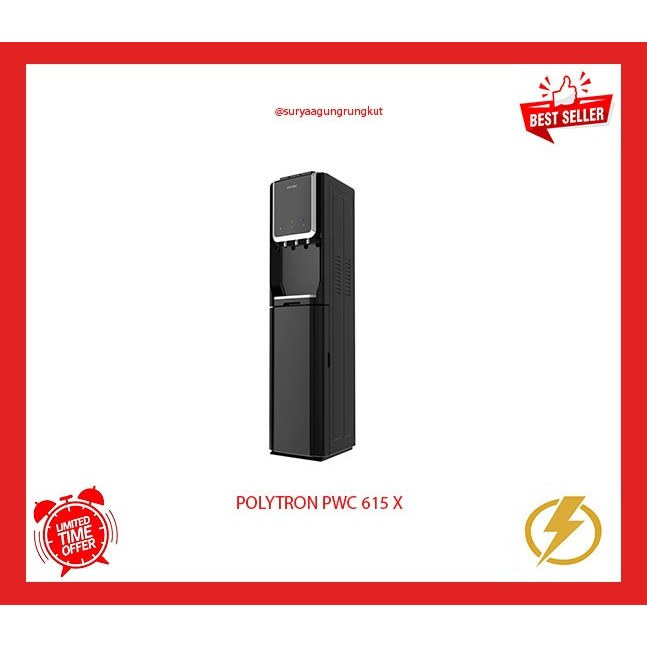 Jual DISPENSER POLYTRON GALON BAWAH - PWC 615 X | Shopee Indonesia