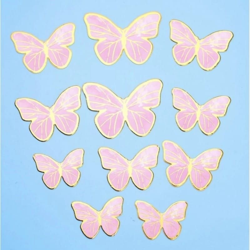 Jual Cake topper kupu - kupu/Topper Kue/Hiasan Kupu Kupu/Dekorasi kue ...