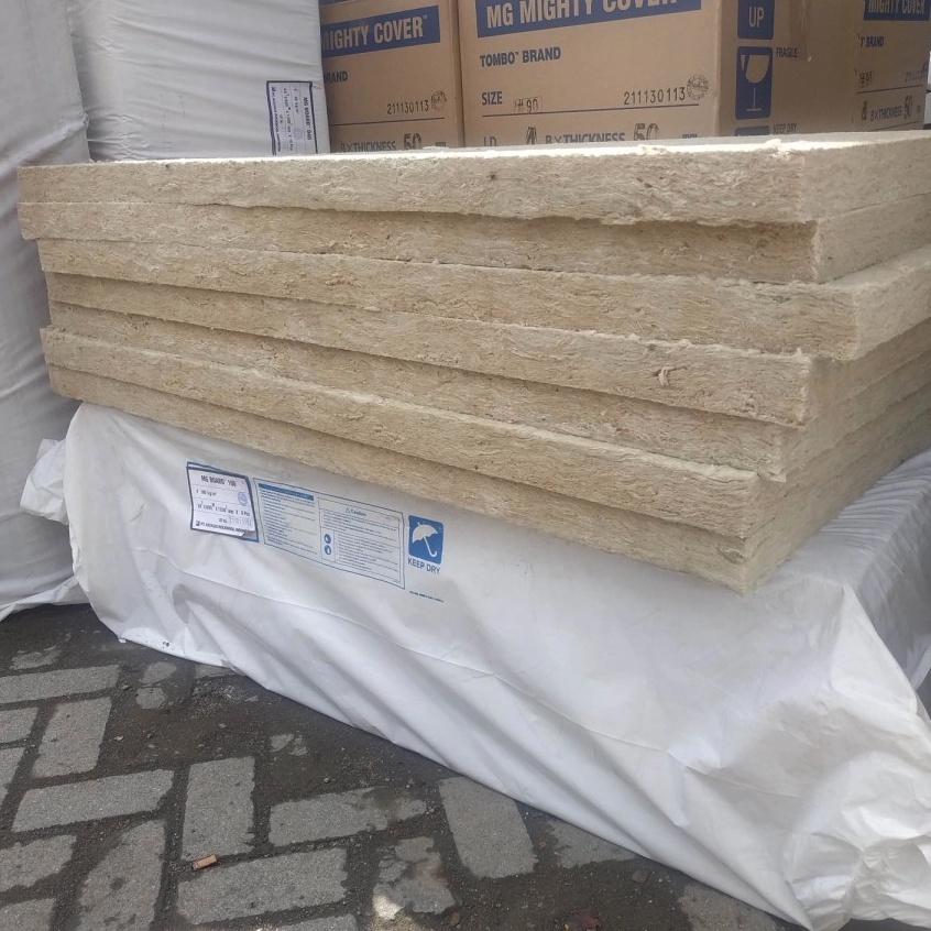 Jual Order BbB5 Rockwool Lembaran Density 4kg 6kg 8kg 1kg Tebal 25mm ...