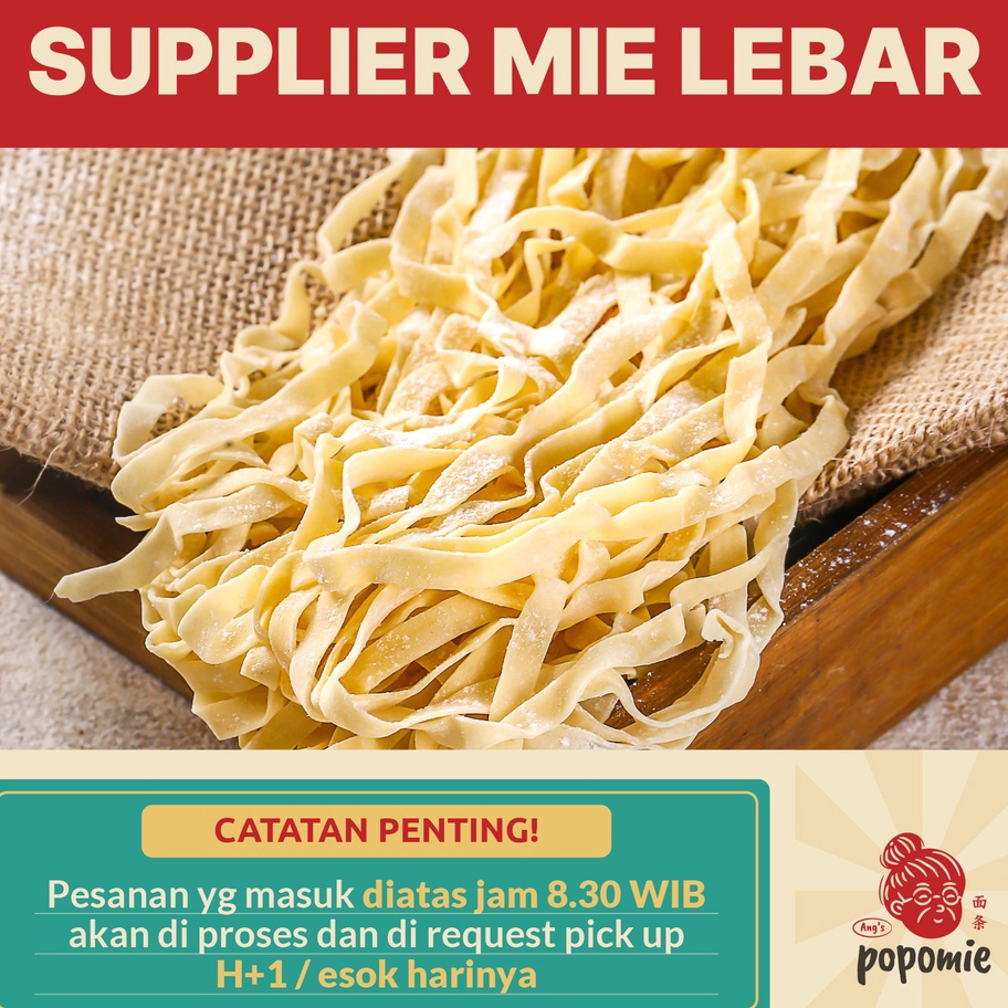 Jual PROMO MURAH Mee Pok Mie Lebar Mie Kasar Mie Gede Mie Besar Mie Kwetiau Mie Gepeng Mie Telur ...