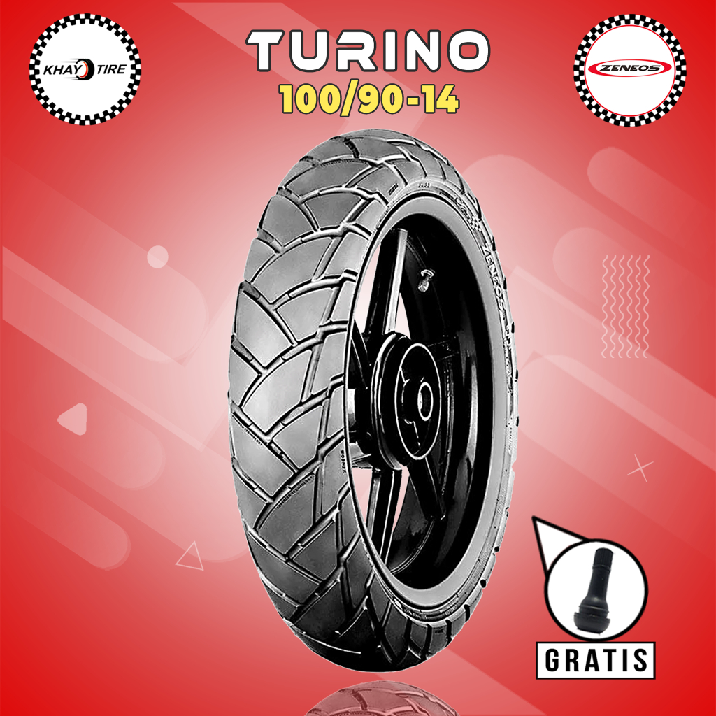 Jual Ban Motor Matic Zeneos Turino 100/90 Ring 14 Tubeless | Shopee ...