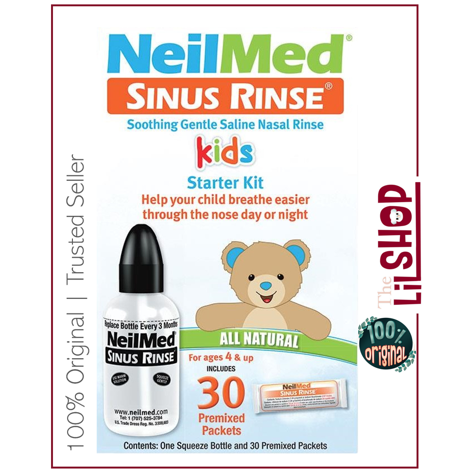 Jual NeilMed Sinus Rinse Kids Starter Kit 30 Sachets | Terapi Sinus ...