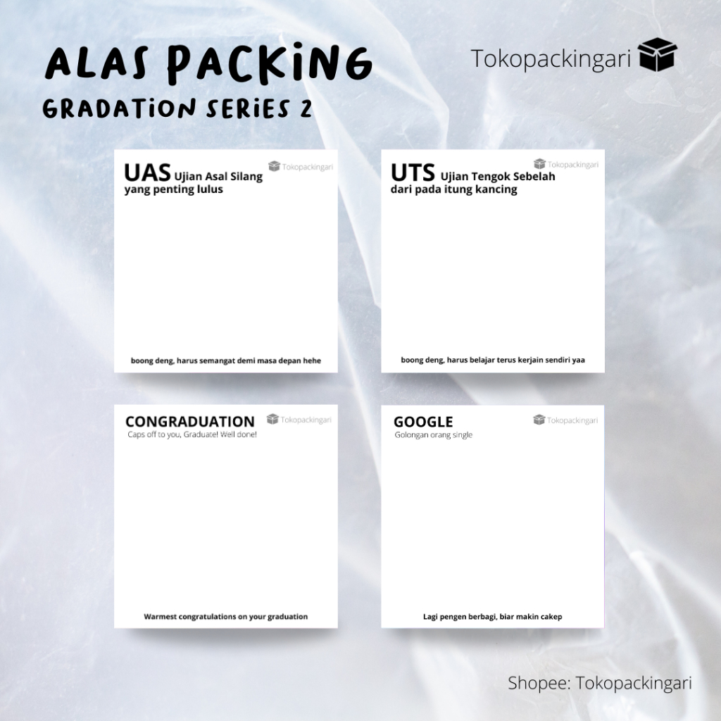 Jual Alas Packing | Mini Gift Snack | Paper Aksesoris | FREE PLASTIK ...