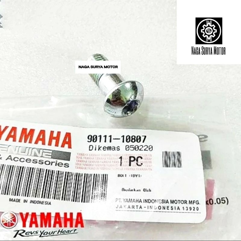 Jual Baut dudukan kaliper Yanaha Jupiter Z1 90111-10807 ORI YGP ...