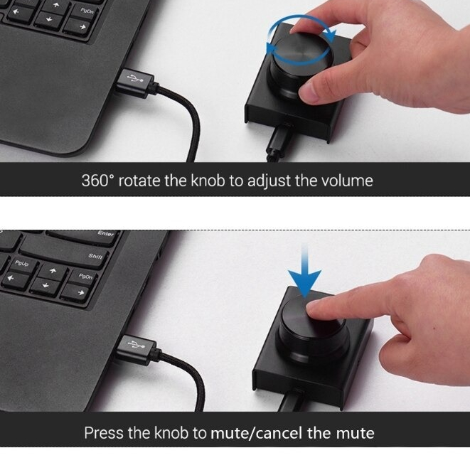 Jual EGROW VZK Computer Volume Digital Line Control PC Speaker USB Plug ...