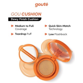 Jual GOUTE'Cushion Dewi Finish 15gr BPOM | Shopee Indonesia