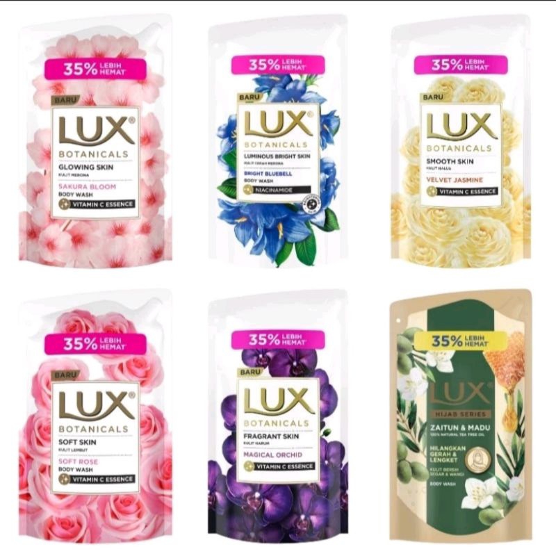 Jual LUX Body Wash Sabun Mandi Cair Refill 825ml (JUMBO) | Shopee Indonesia
