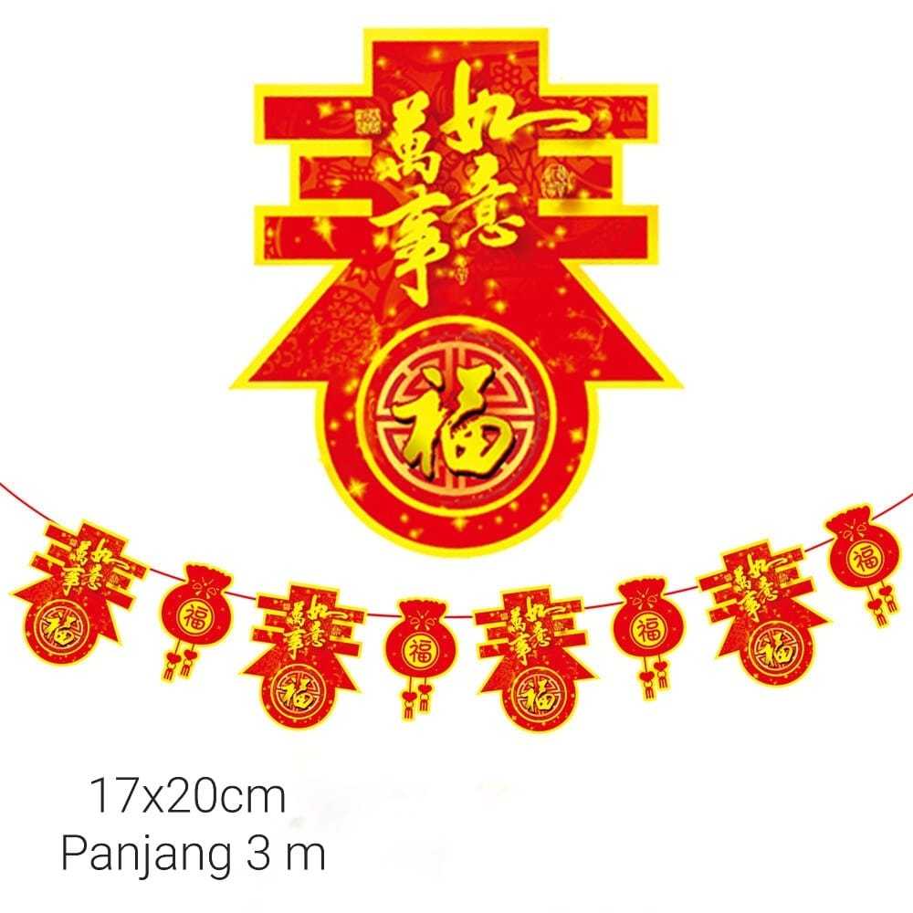 Jual Garland Imlek Tahun Naga 2024 Slinger imlek Lucu varian banyak ...