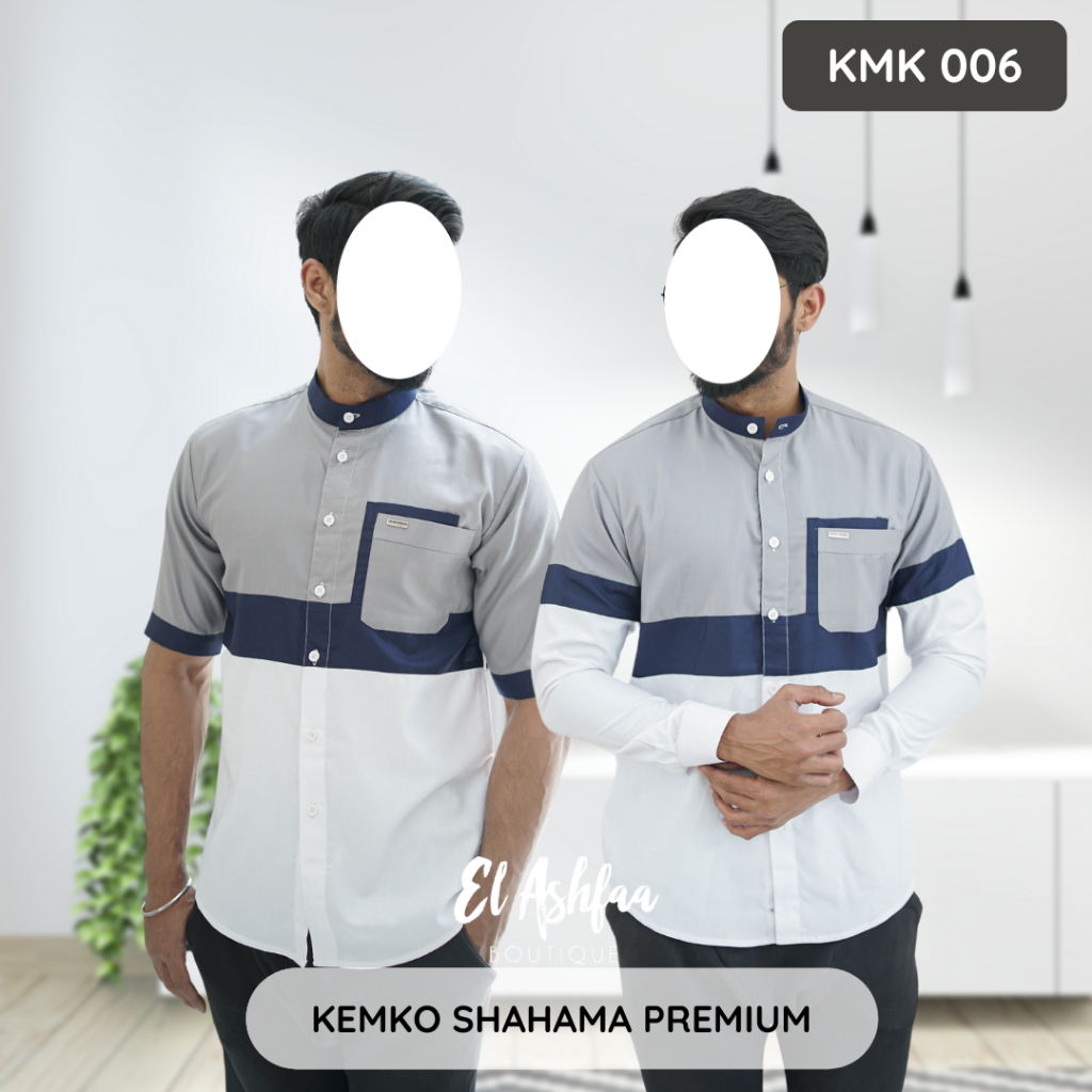 Jual Kemko by Shahama | Kemeja Koko Shahama KMK-006 - El Ashfaa ...