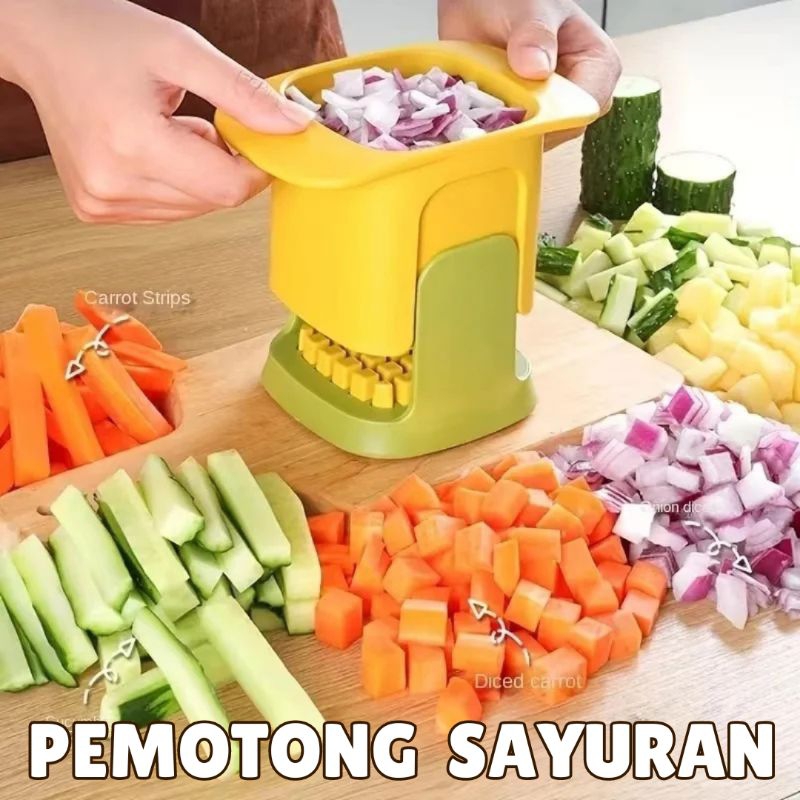 Jual ALAT PEMOTONG KENTANG SAYURAN WORTEL TIMUN JADI DADU VEGETABLE ...