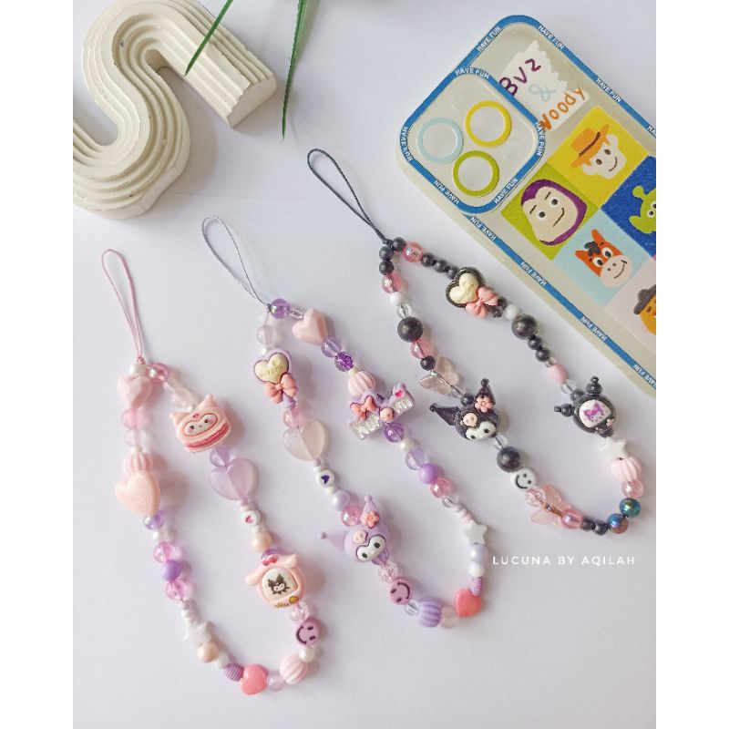Jual STRAP PHONE | GANTUNGAN HP KUROMI SANRIO LUCU | Shopee Indonesia