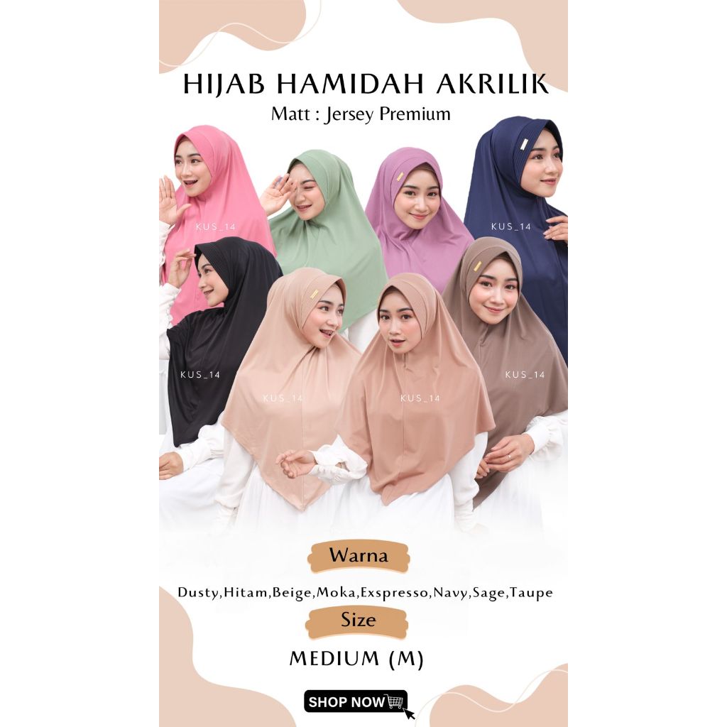 Jual Hijab Bergo Hamidah Jersey Akrilik Size M | Hijab Sport | Hijab Instan Kekinian | Shopee ...