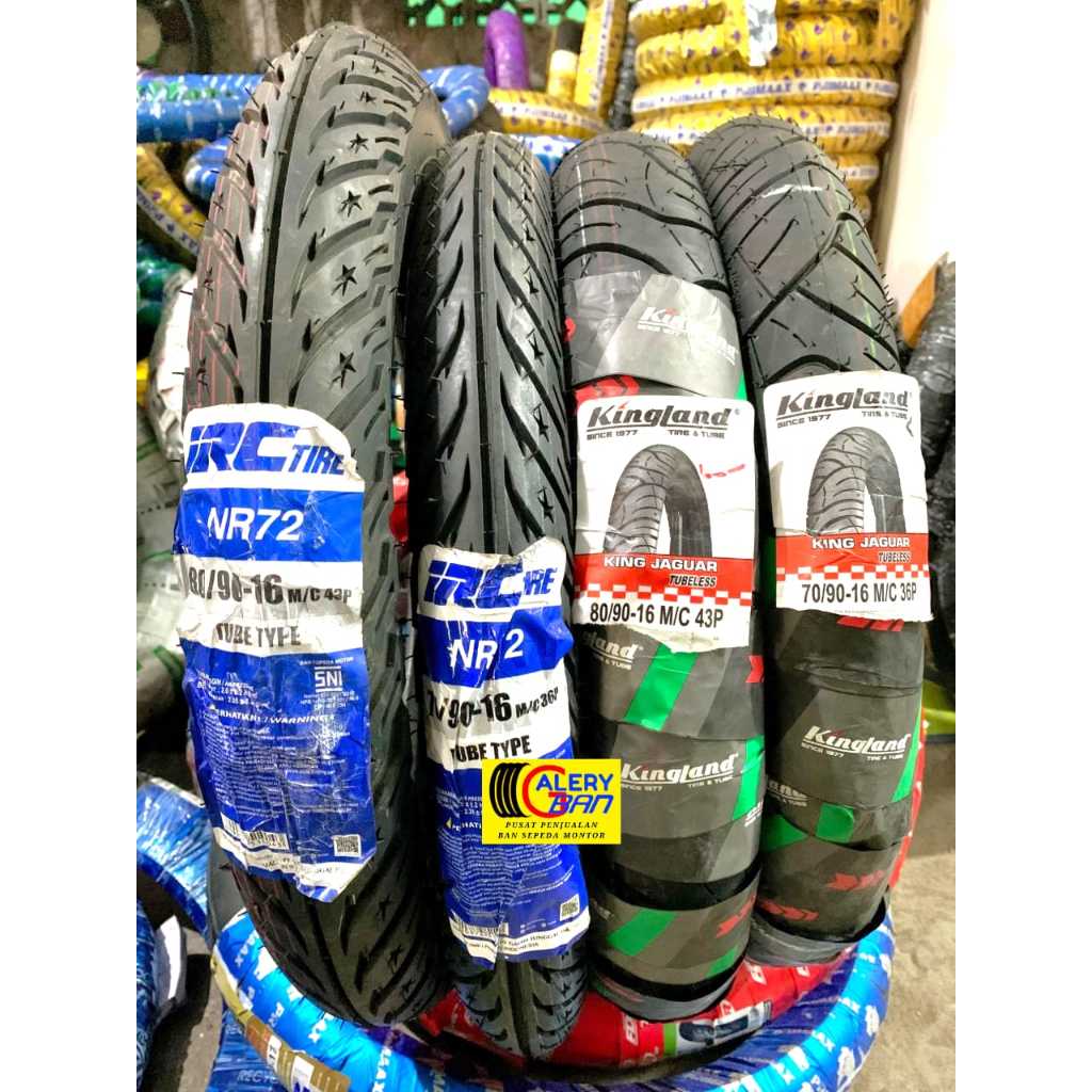 Jual BAN MOTOR KINGLAND JAGUAR 70/90-16 80/90-16 TUBELESS RING 16 DAN ...