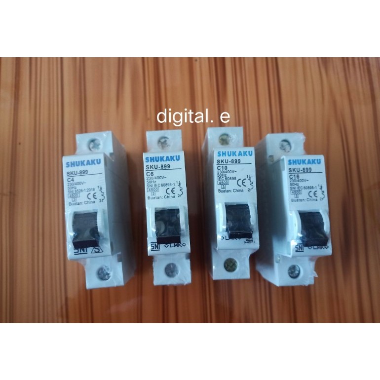 Jual Shukaku MCB 1Phase 4A, 6A, 10A, 16A MCB Listrik Merk Shukaku | Shopee Indonesia