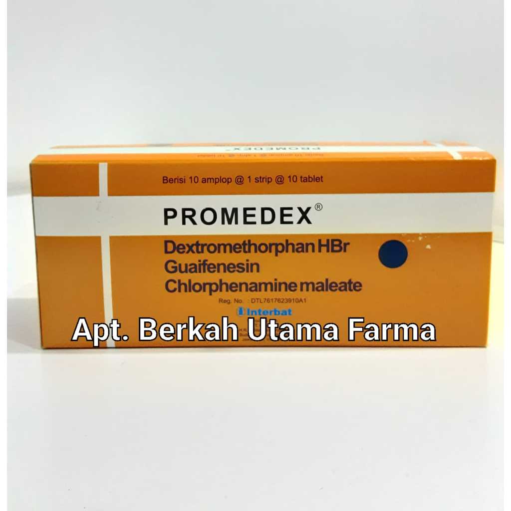 Jual Promedex box isi 100 tablet - Meredakan batuk yang disebabkan ...