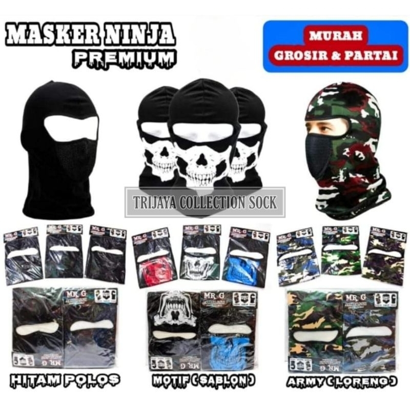 Jual (Grosir) 1 Lusin Masker Ninja Buff Pria Dewasa | Shopee Indonesia