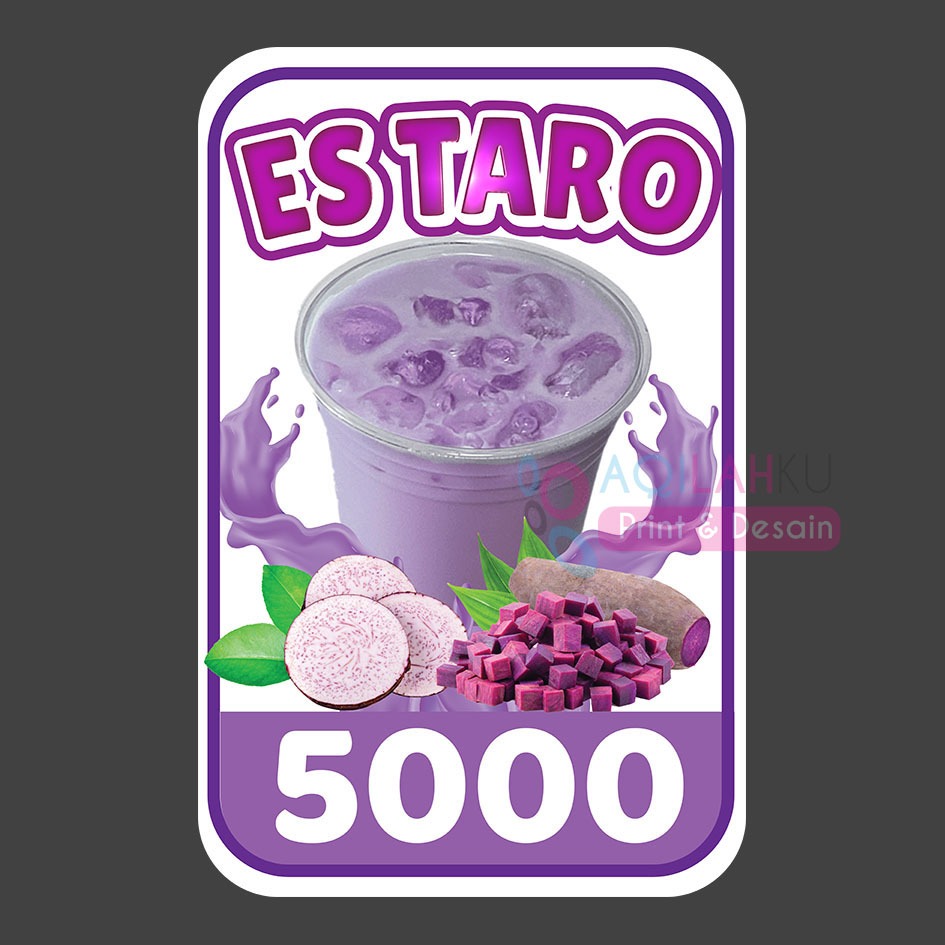 Jual Stiker Es Aquarium Stiker Termos ES Anti Air ukuran 14.5 x 22.5 cm ...