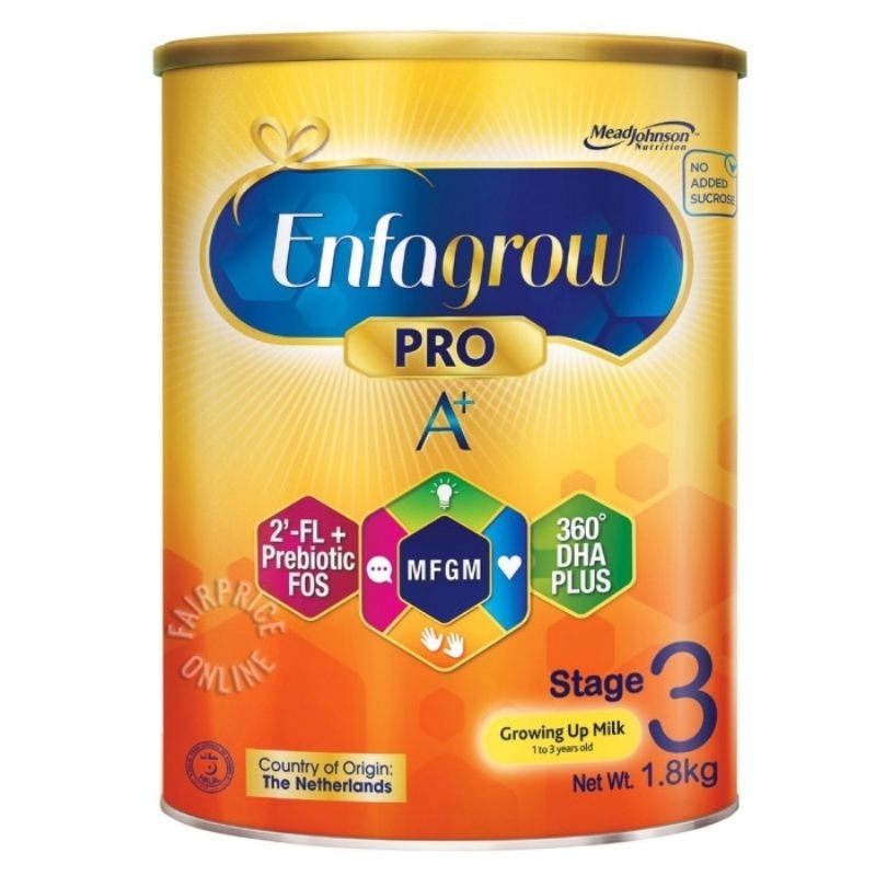 Jual SUSU ENFAGROW PRO A+ GROWING UP MILK STAGE 3 | Shopee Indonesia