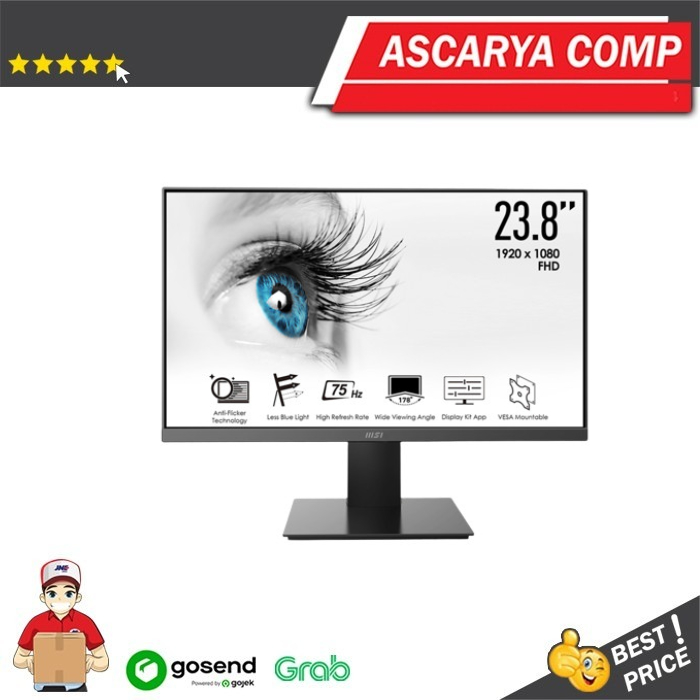 Jual MSI MONITOR PRO MP241X - 23.8 inch Full HD VA 75Hz - Monitor 24 ...