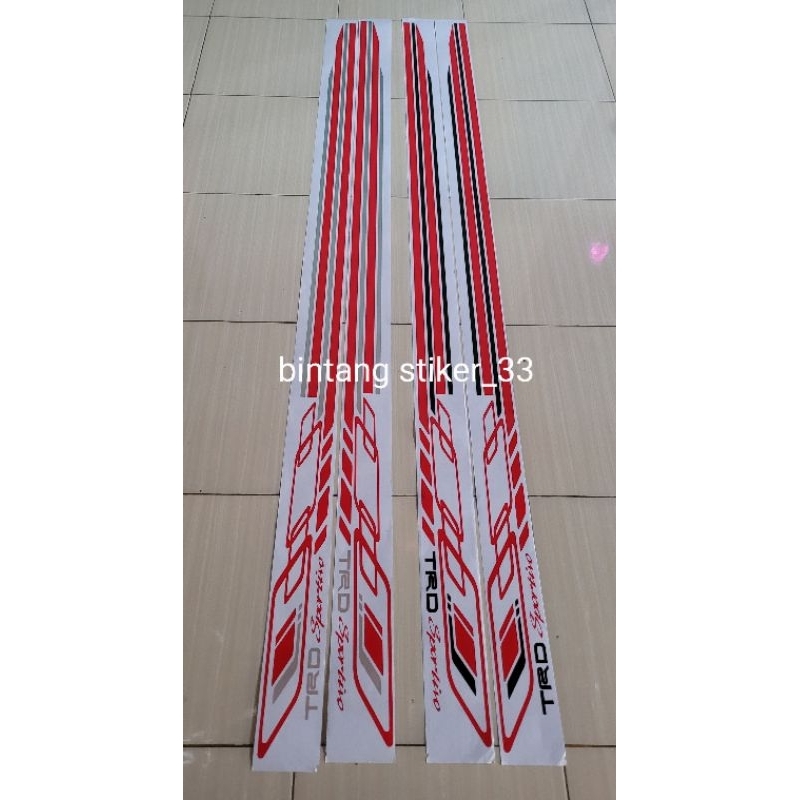 Jual Stiker sticker trd sportivo avanza cayla innova/stiker trd ...
