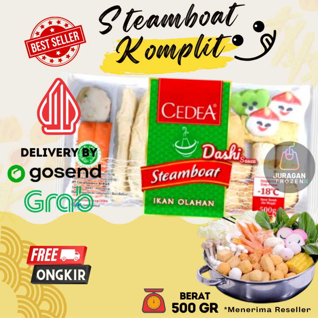 Jual CEDEA STEAMBOAT MIX SEAFOOD SET CIDEA STEAMBOT SUKI SHABU ...