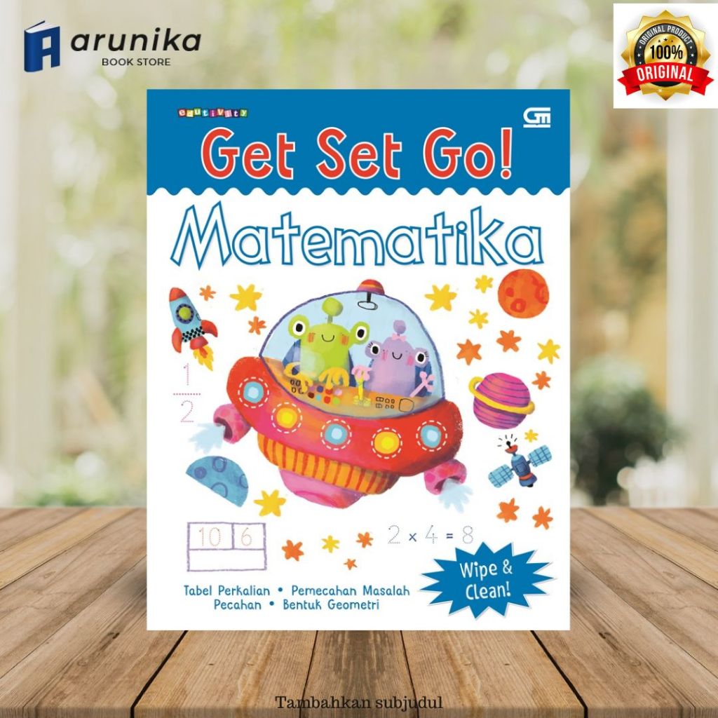 Jual Buku Get Set Go Matematika - (Get Set Go Math) Wipe and Clean ...