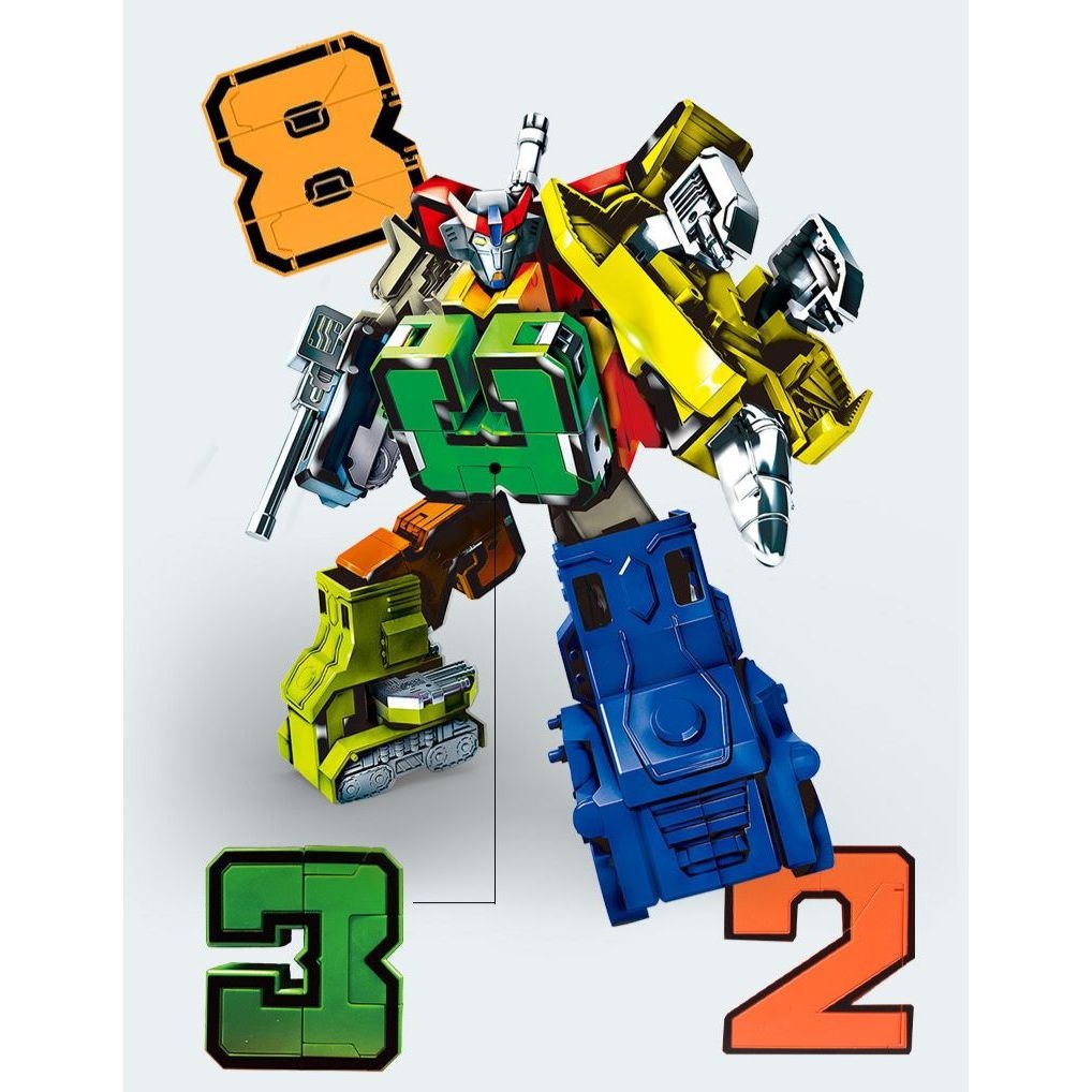 Jual Mainan Anak Angka Berubah Jadi Robot DEFORMED NUMBER GOGO SERIES ...