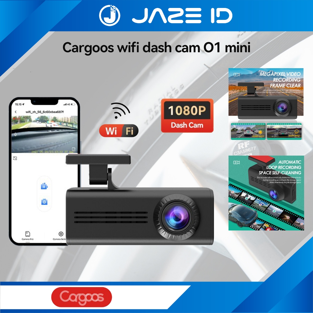 Jual Cargoos Wifi Dash Cam 01 Mini 1080P Car DVR Mobil Kamera Camera ...